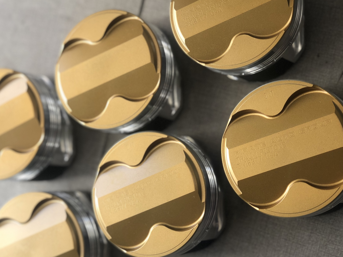 996 997 Forged Pistons for Porsche M96 Heavy Duty/High Boost – PAG